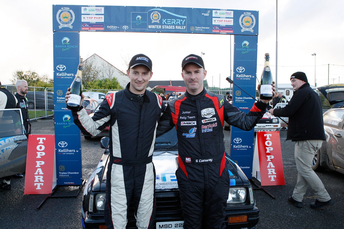 Moffett and Conway re-unite for ALMC Rally – Kerry Motorsport News