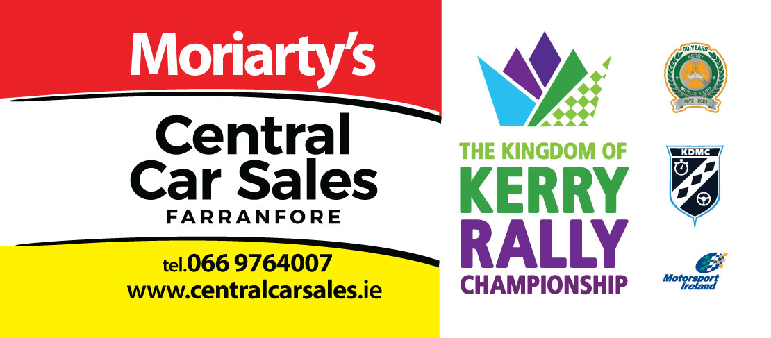 Moriarty’s Central Car Sales Kingdom of Kerry Rally Championship latest ...
