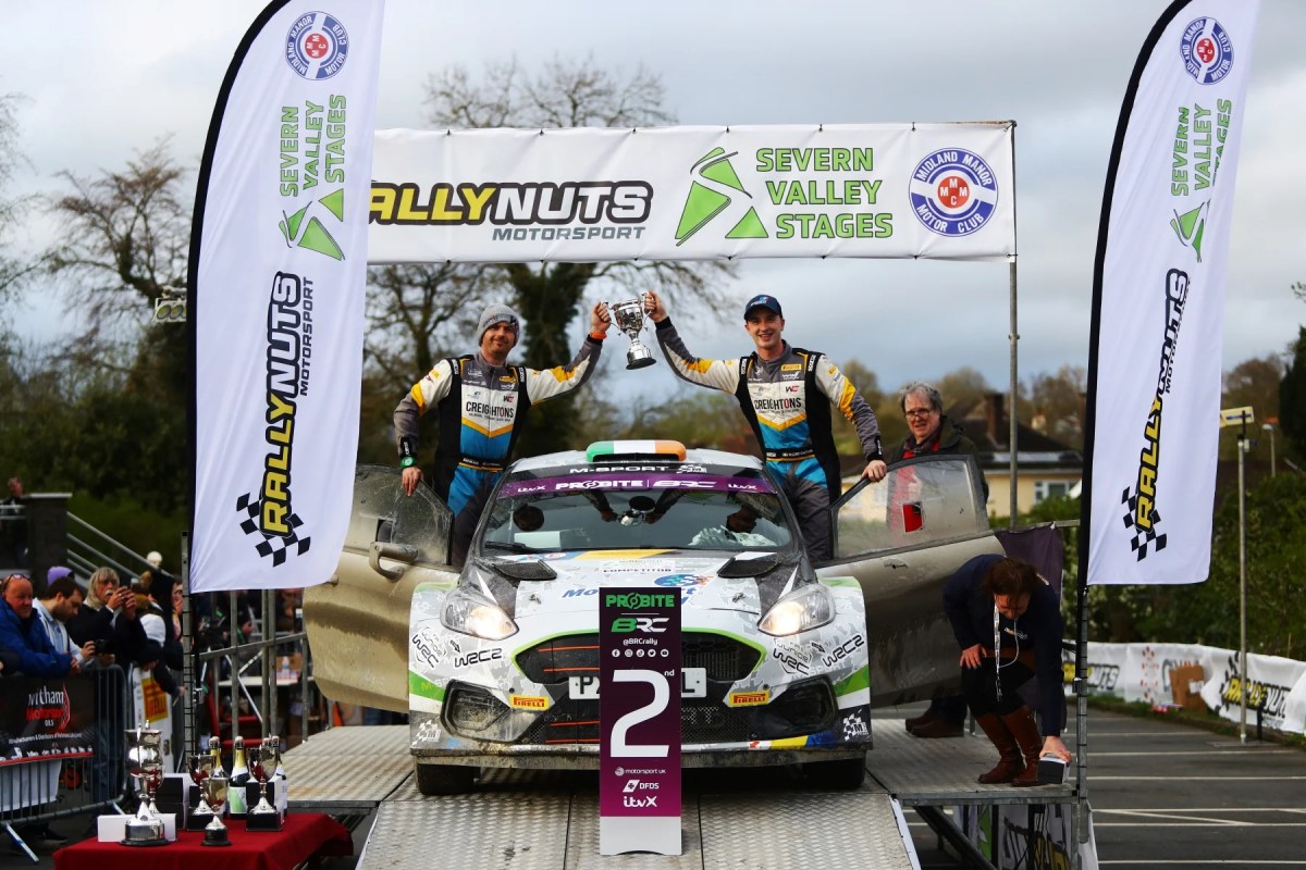 Creighton and Kelly representing Motorsport Ireland Rally Academy in ...