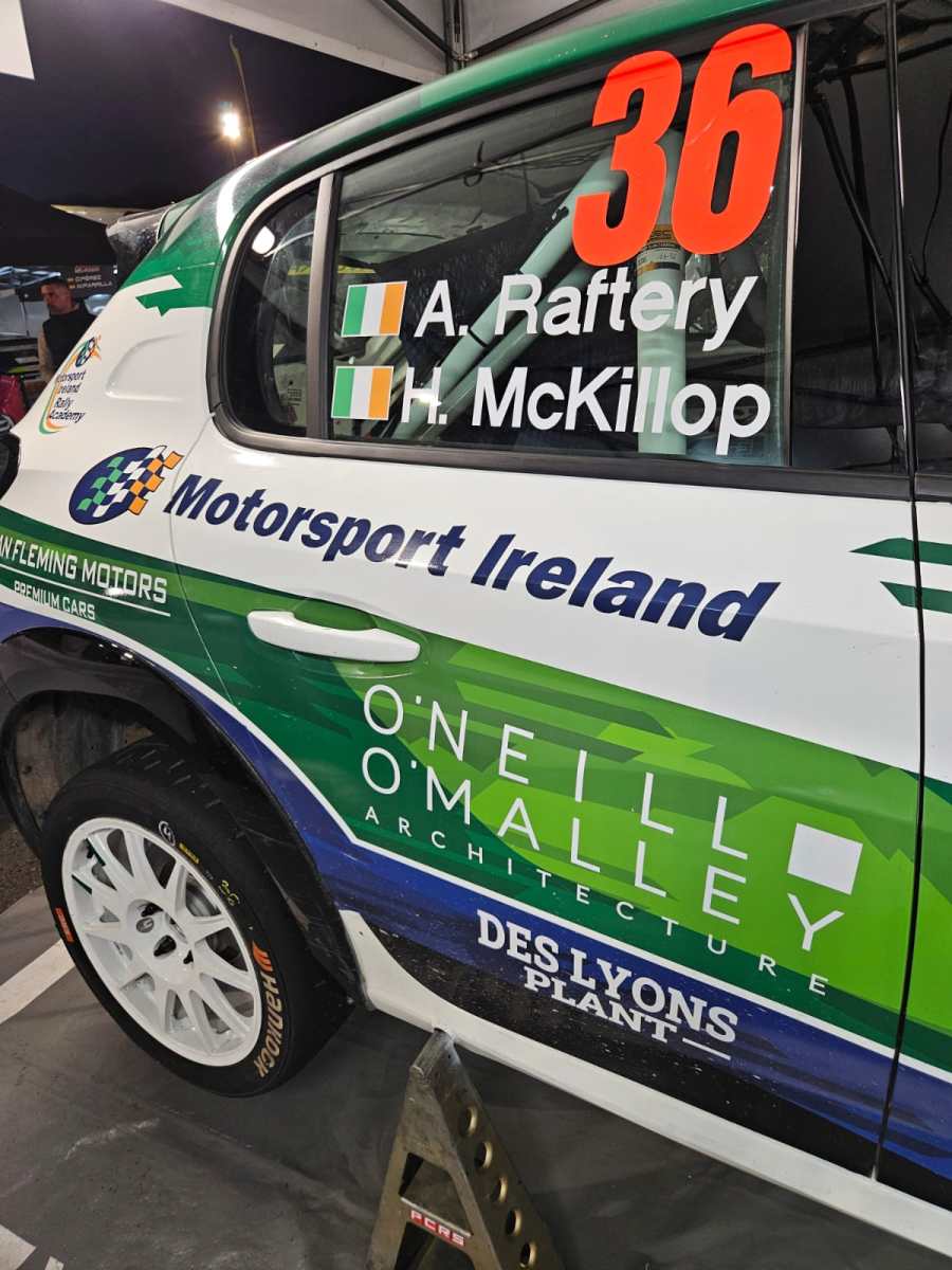 Aoife Raftery is the leading female driver after day one at Rally Islas ...