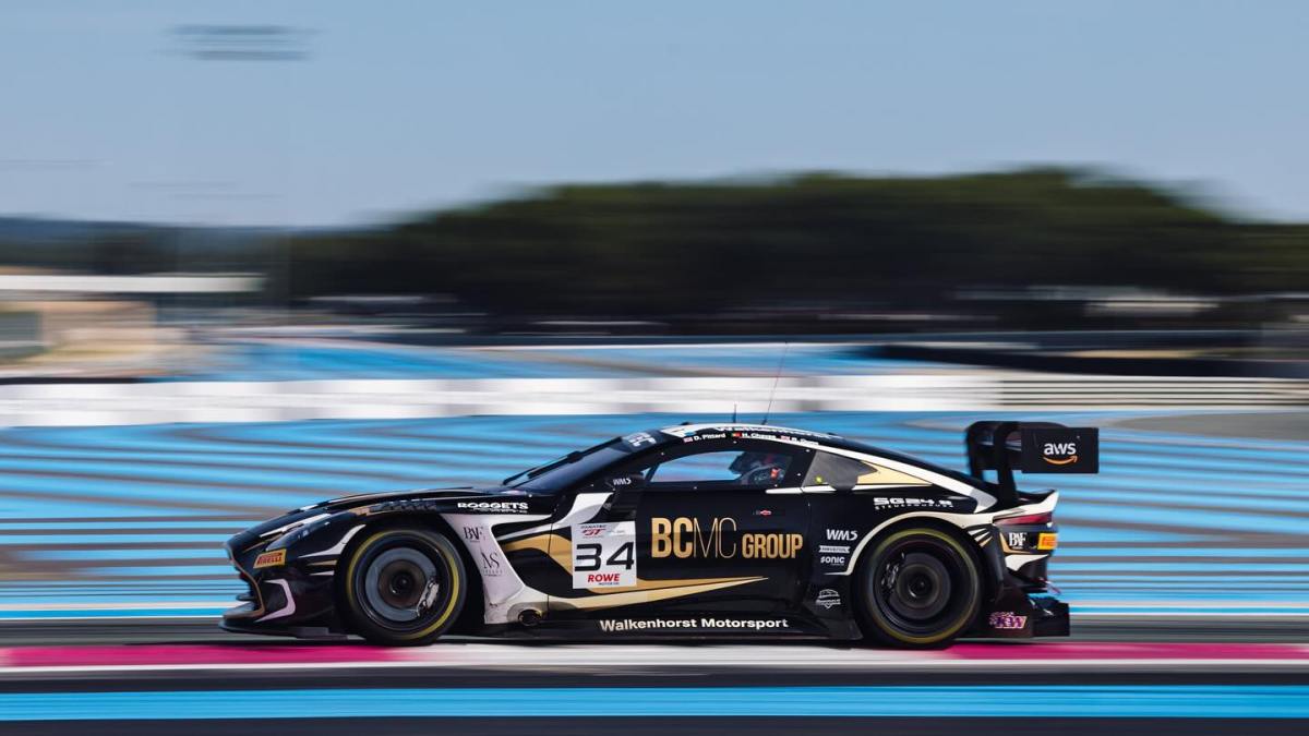 Lorcan Hanafin is racing in the CrowdStrike 24 Hours of Spa today ...