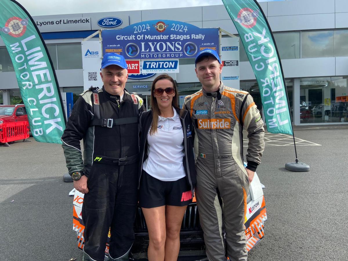 Five, four, three, two, one as the Tipperary Stonethrowers Rally is go ...