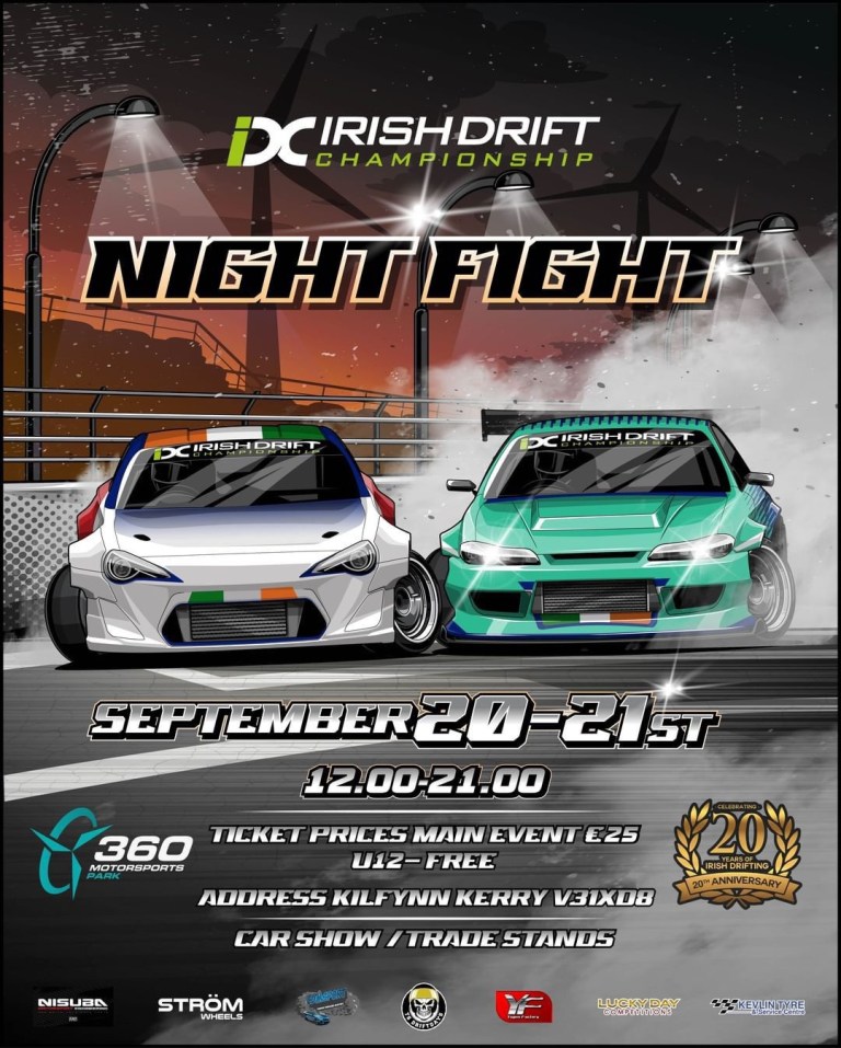 Irish Drift Championship to culminate in thrilling finale at 360 ...