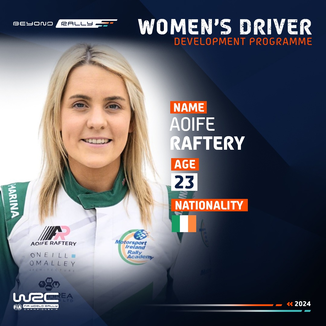 Aoife Raftery begins quest in prestigious World Rally Championship ...