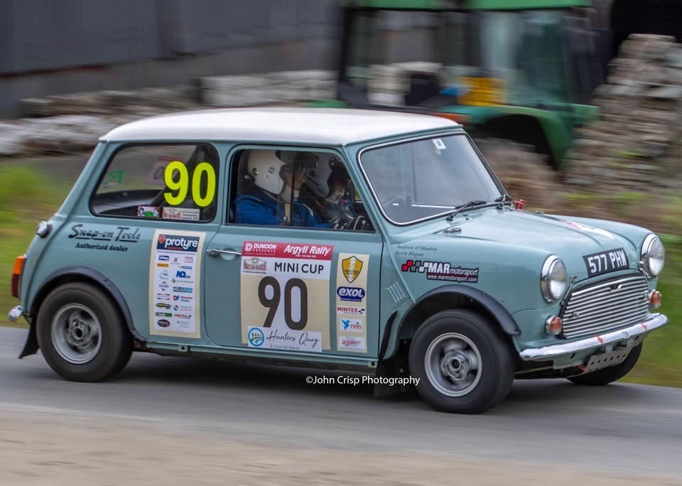 Returning to Killarney after a two absence is the Mini Cooper S crew of ...